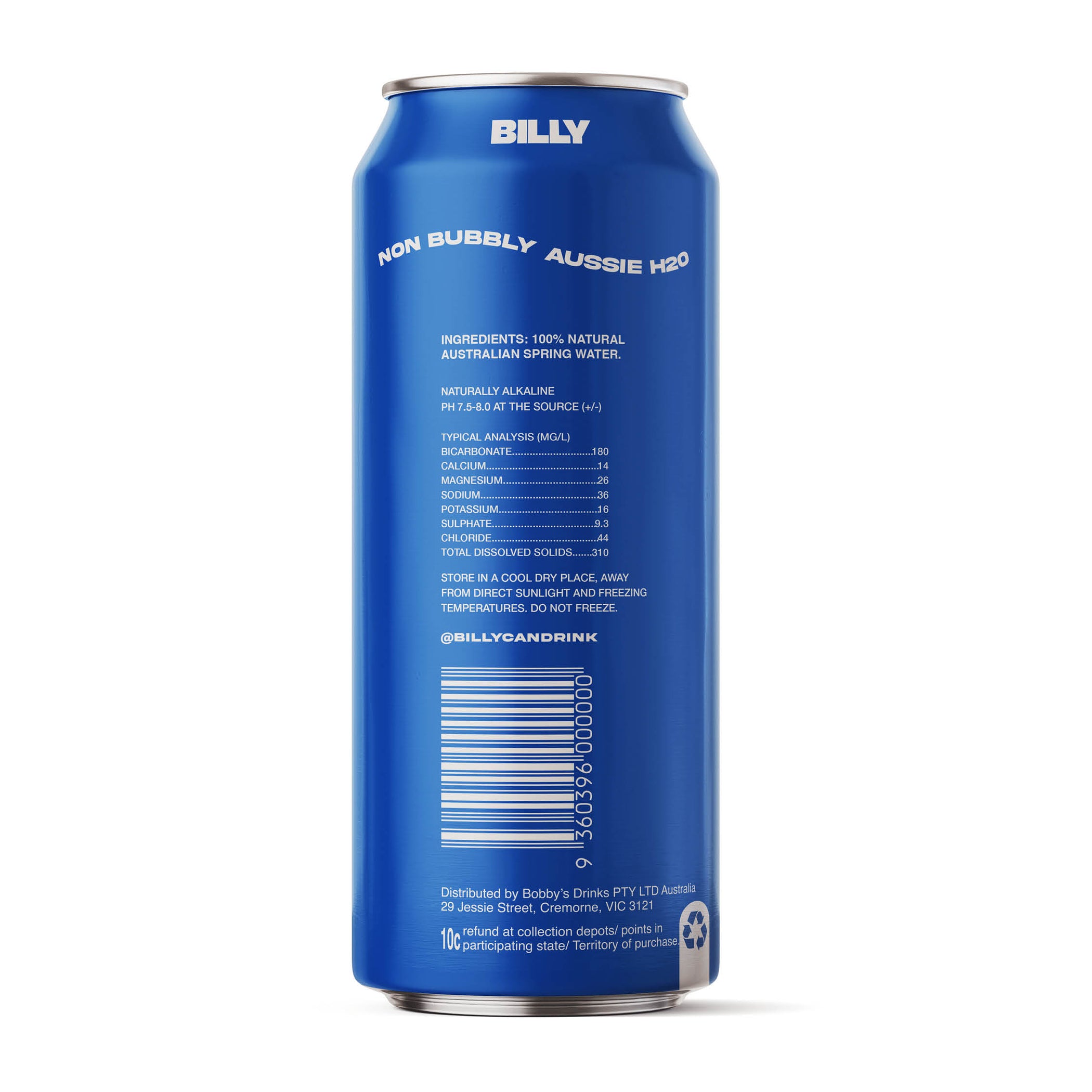 BILLY STILL WATER 500ML – Billy