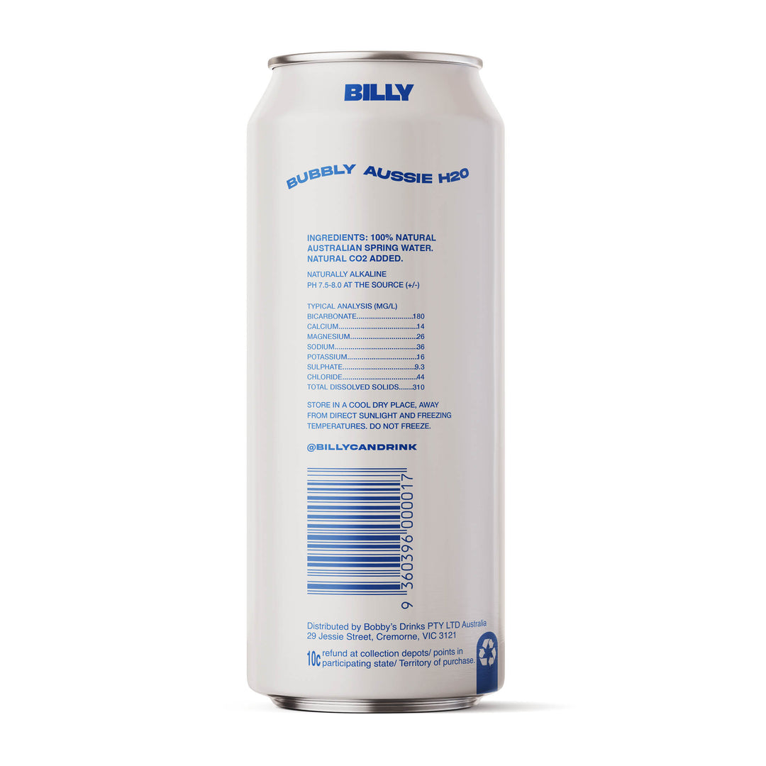 BILLY SPARKLING WATER 500ML – Billy